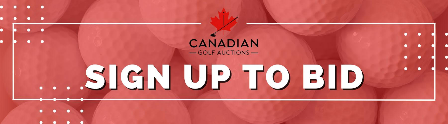 Golf Auction Site | Canadian Golf Auctions Start Bidding Now!
